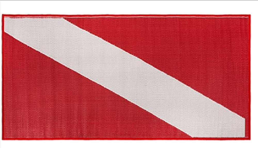 Trident Woven Beach Dive Mat 34" x 70" — Lancaster Scuba
