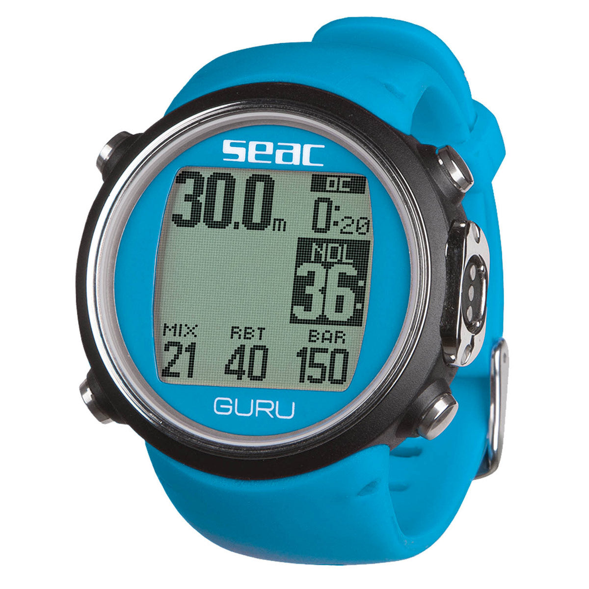 SEAC Guru Smartwatch Wrist Dive Computer — Lancaster Scuba