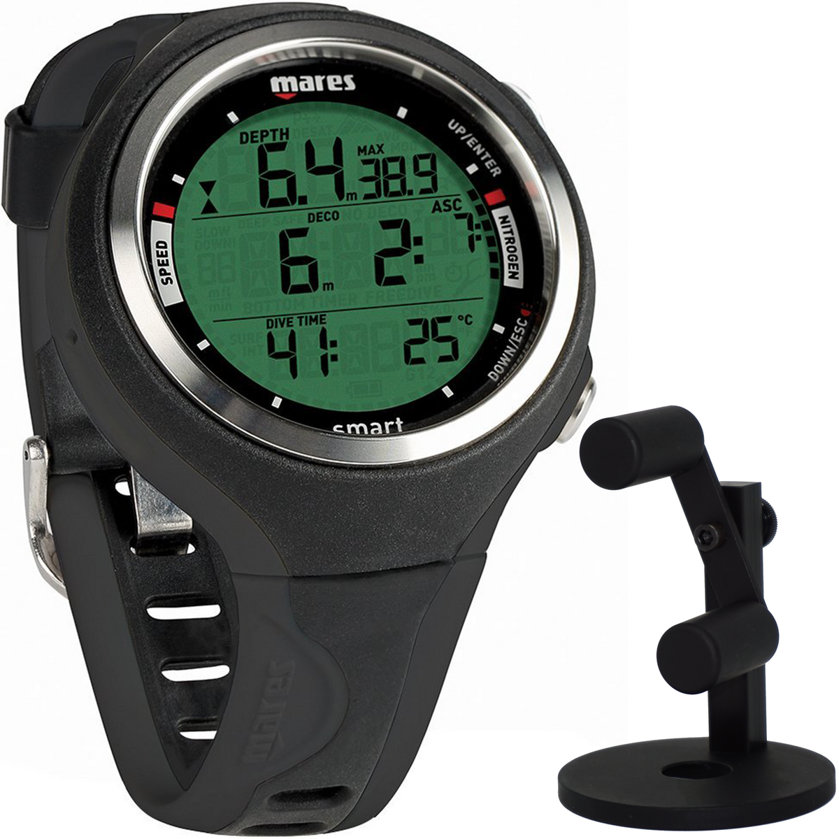 Mares Smart Scuba Diving Wrist Top Computer with Watch Stand ...