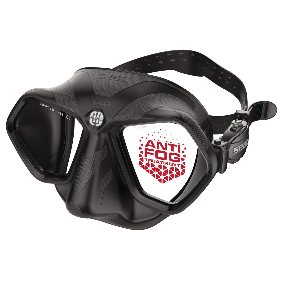 SEAC Wild Low-Volume Anti-Fog Dual-Lens Dive Mask for Freediving & Spe ...