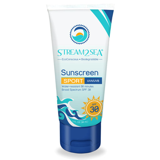 Stream2Sea Sunscreen for Body Sport SPF 30 3oz — Lancaster Scuba