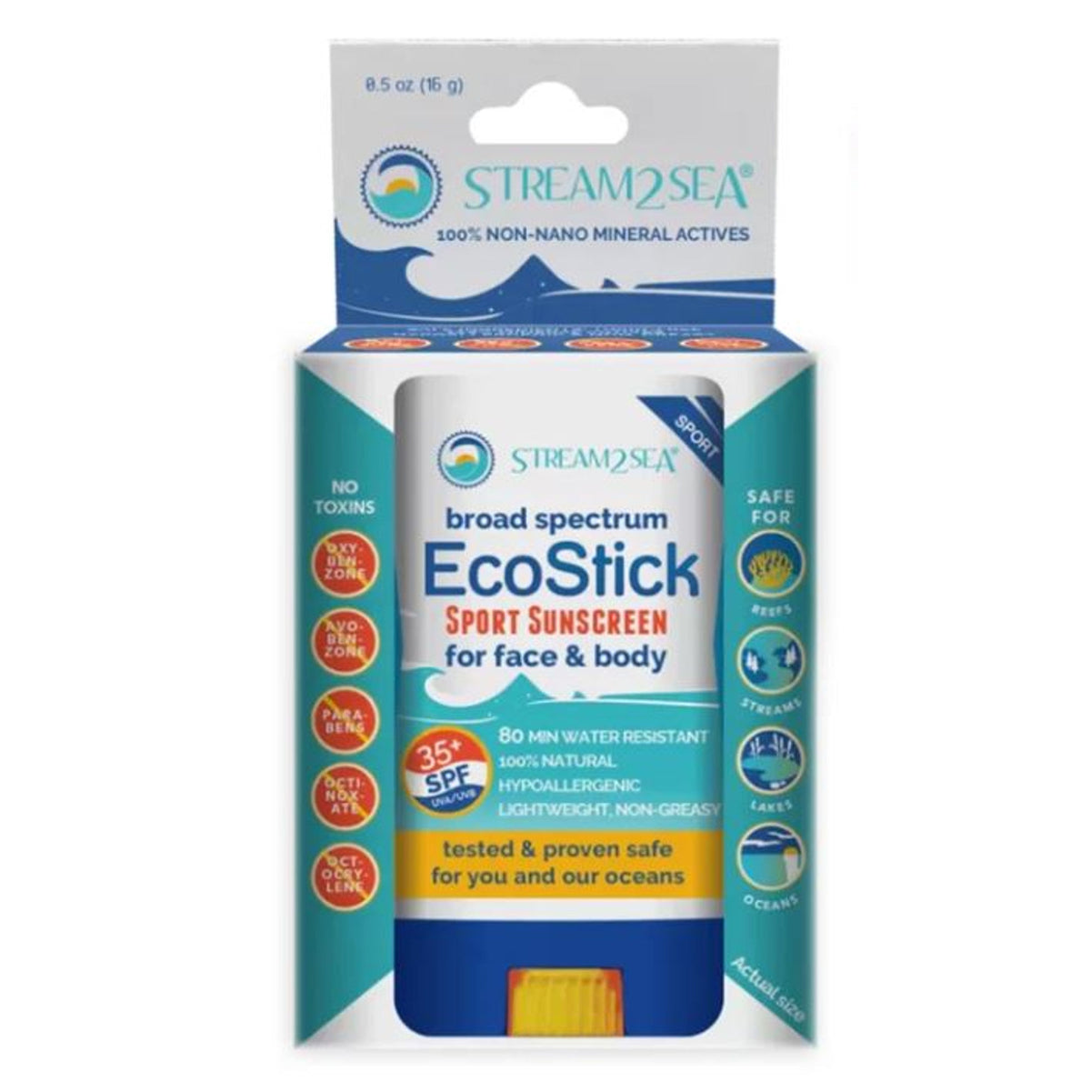 Stream2Sea EcoStick Sport Sunscreen Display, 6pcs — Lancaster Scuba
