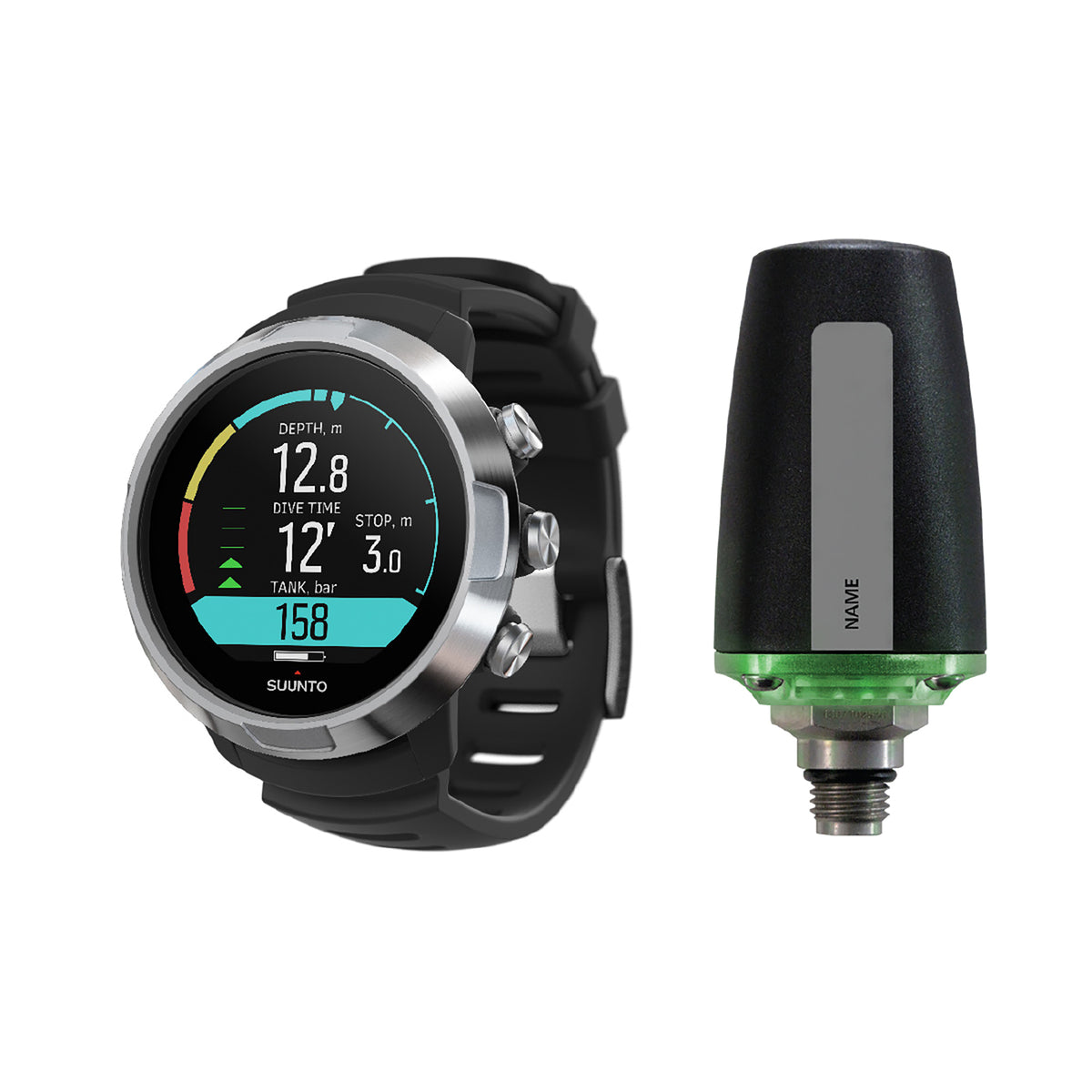 Suunto D5 Black Dive Computer with USB Cable & Tank POD Package - Easy ...