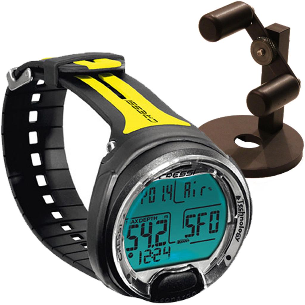 Cressi Leonardo Dive Computer, Scuba Diving Instrument w/ Watch Stand ...