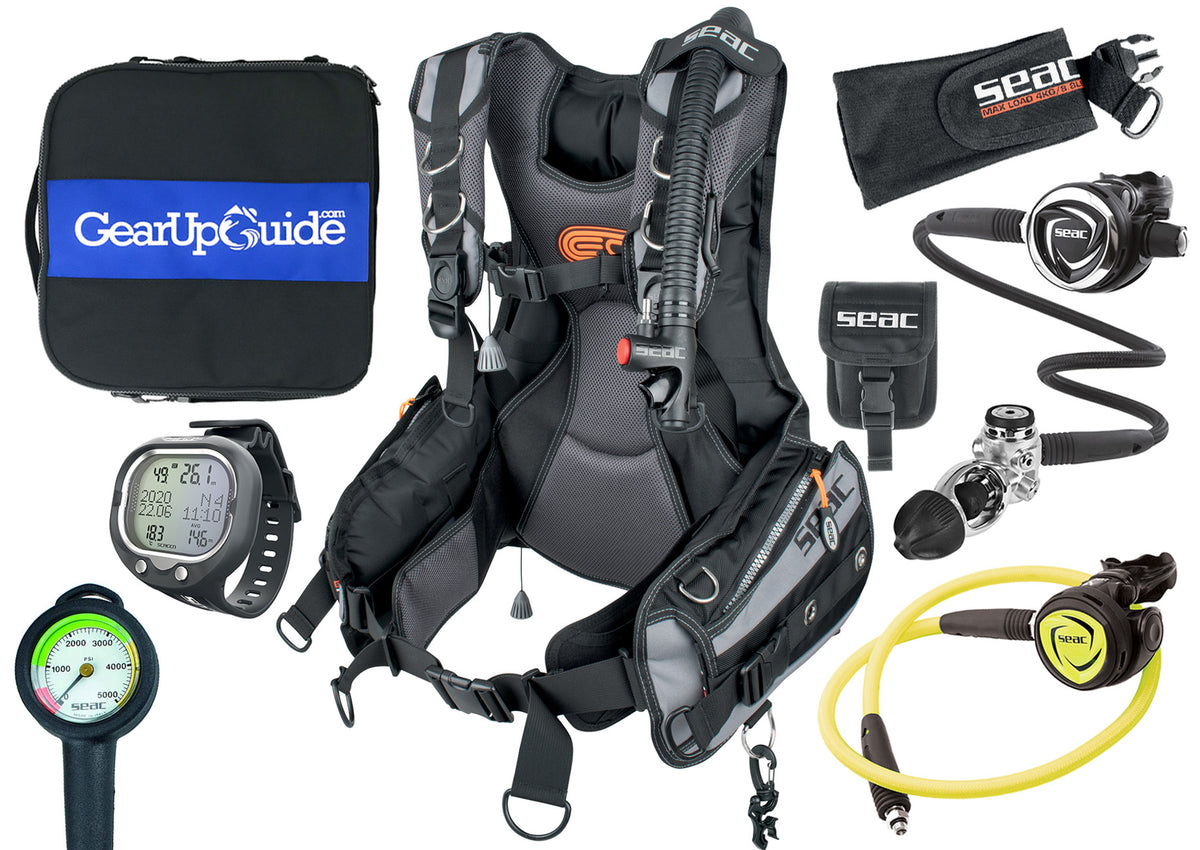 SEAC EQ-PRO BCD Premiere Package w/ Screen Wrist Computer, SPG, DX200 ...
