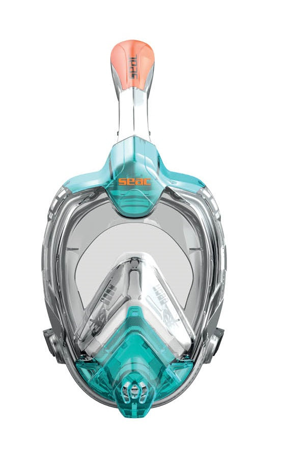 SEAC Libera Snorkeling Full Face Mask, Natural Breathing Through Your ...