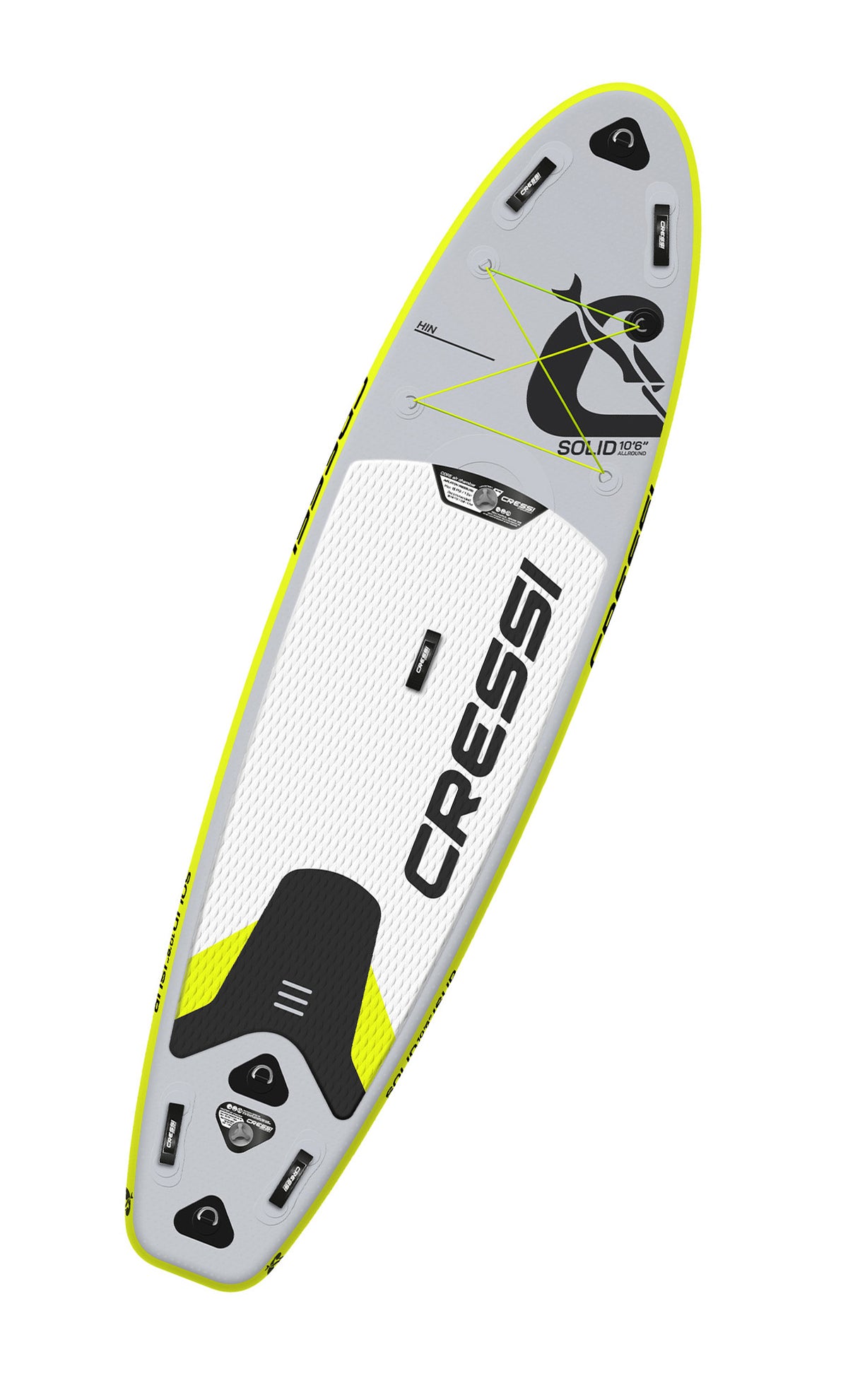 Cressi Solid Tandem Inflatable Stand Up Paddleboard Set — Lancaster Scuba